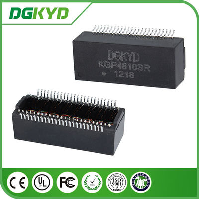High Voltage Safety 24 PIN Power Ethernet Transformer SMD for 1000BASE