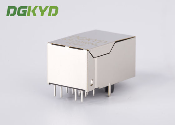 Shielded Magnetics Rj45 Pcb Connector With Integrated Transformer ...