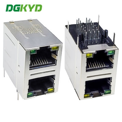 KRJ-56B8P8C1X8NL 8 contacts 8 position rj45 modular connector 1X8 ...