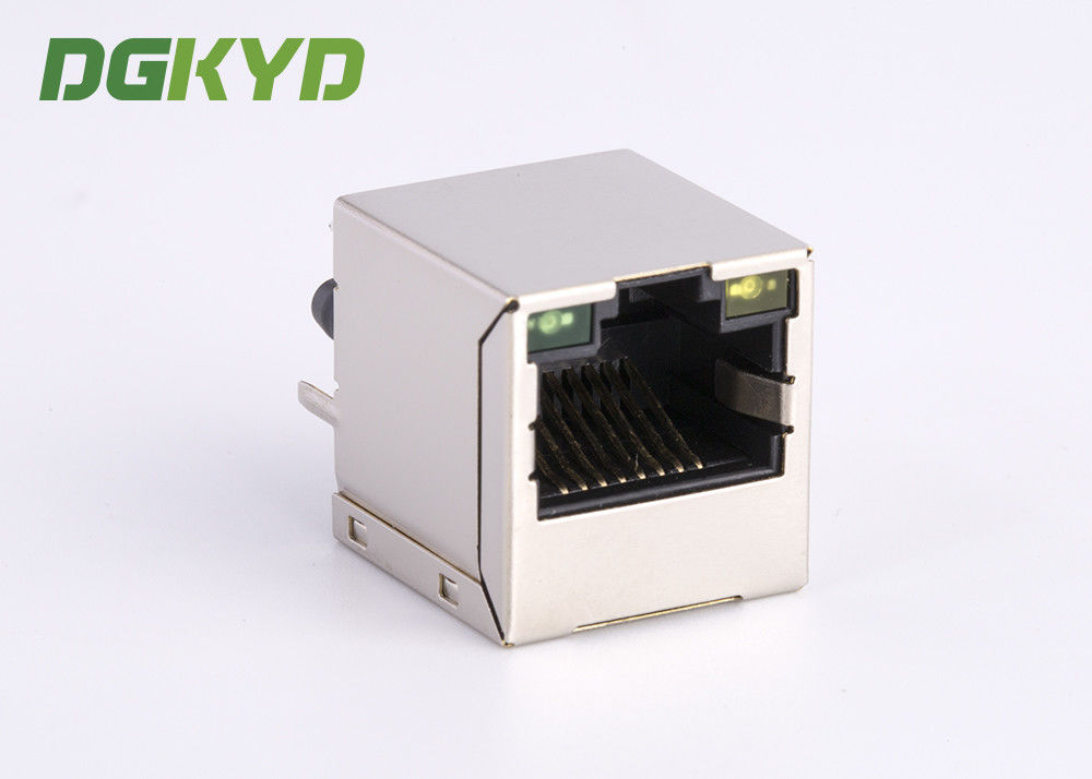 KRJ-180CGYNL Vertical entry 100 BASE RJ45 Shielded Ethernet Connector ...