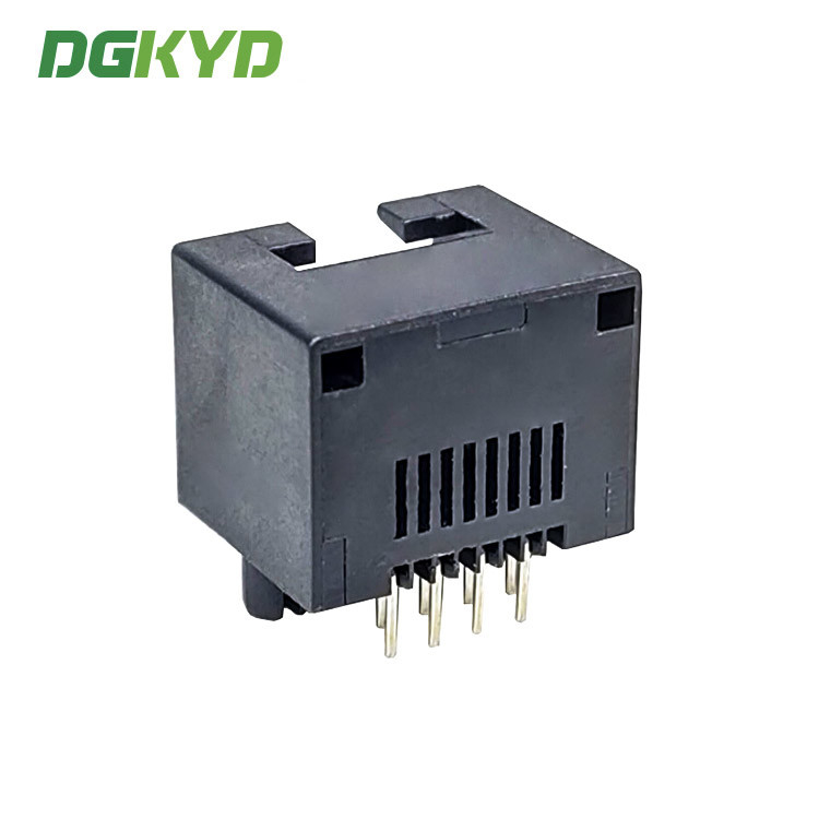 Industrial Grade Rj45 Connector Modular Module Interface All Plastic Without Filter 8p8c Single
