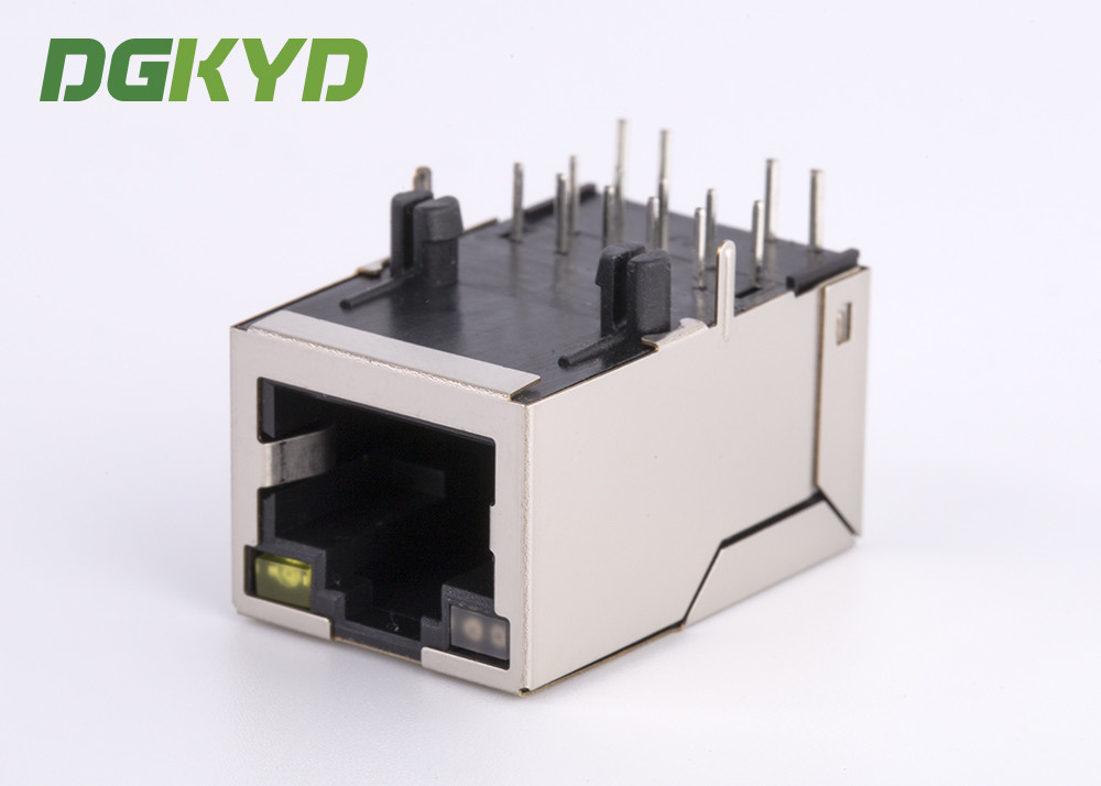 Metal Shielded gigabit ethernet RJ45 Single Port magnetics connector ...