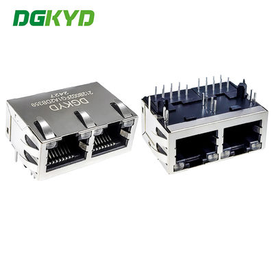 Buy dual port rj45 network connector, Good quality dual port rj45 ...