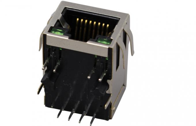 Single Port Shielded RJ45 Female Connector With Internal Isolation ...