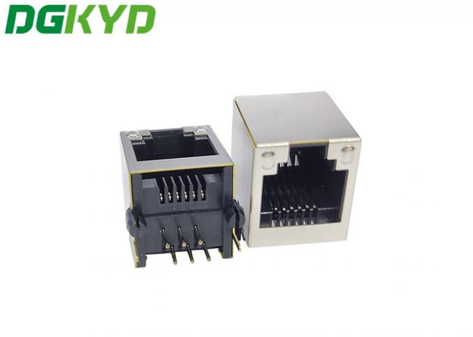 Shielded Rj11 Jack Connector Modular Block Interface 6P6C Without Filter