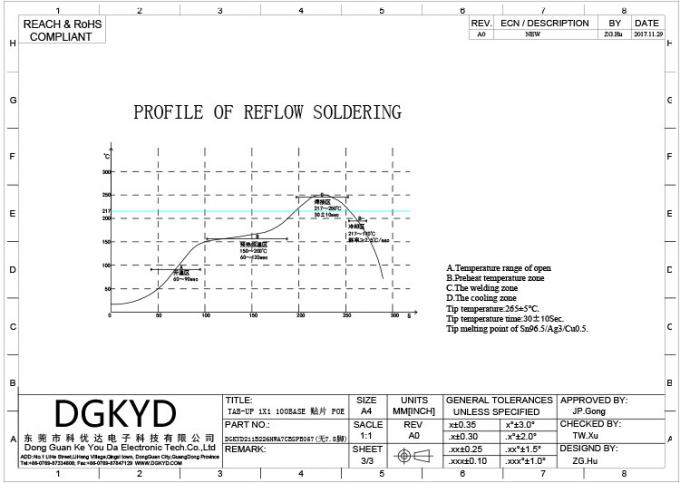 100M Shielded RJ45 Connector No Light Shielding Network Connector
