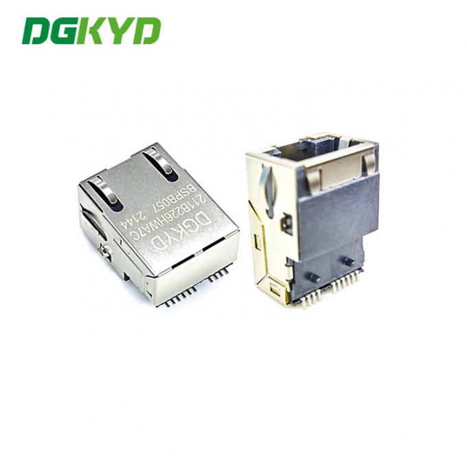 100M Shielded RJ45 Connector No Light Shielding Network Connector